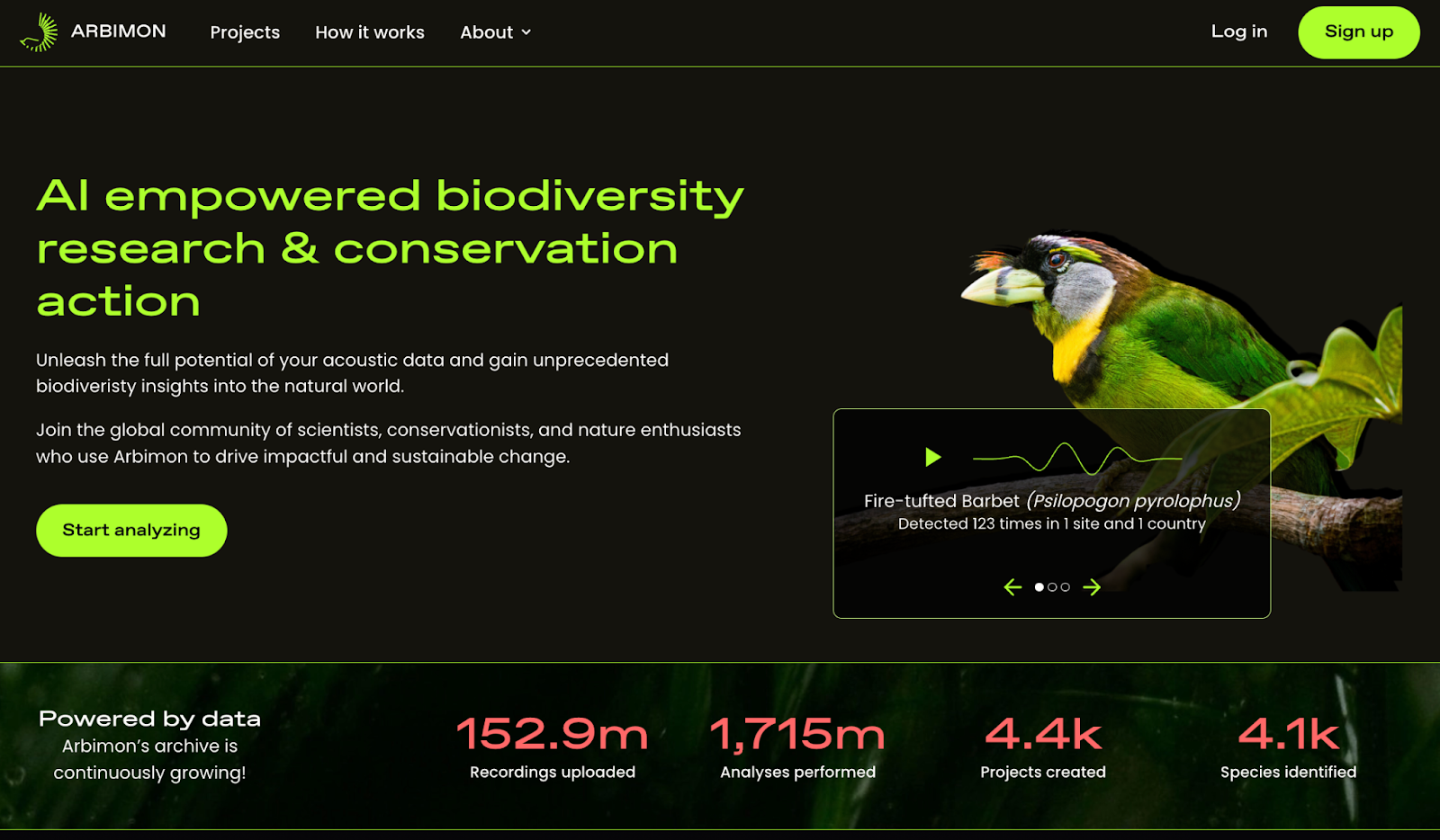 What's New with Arbimon? (February 2024) - Arbimon