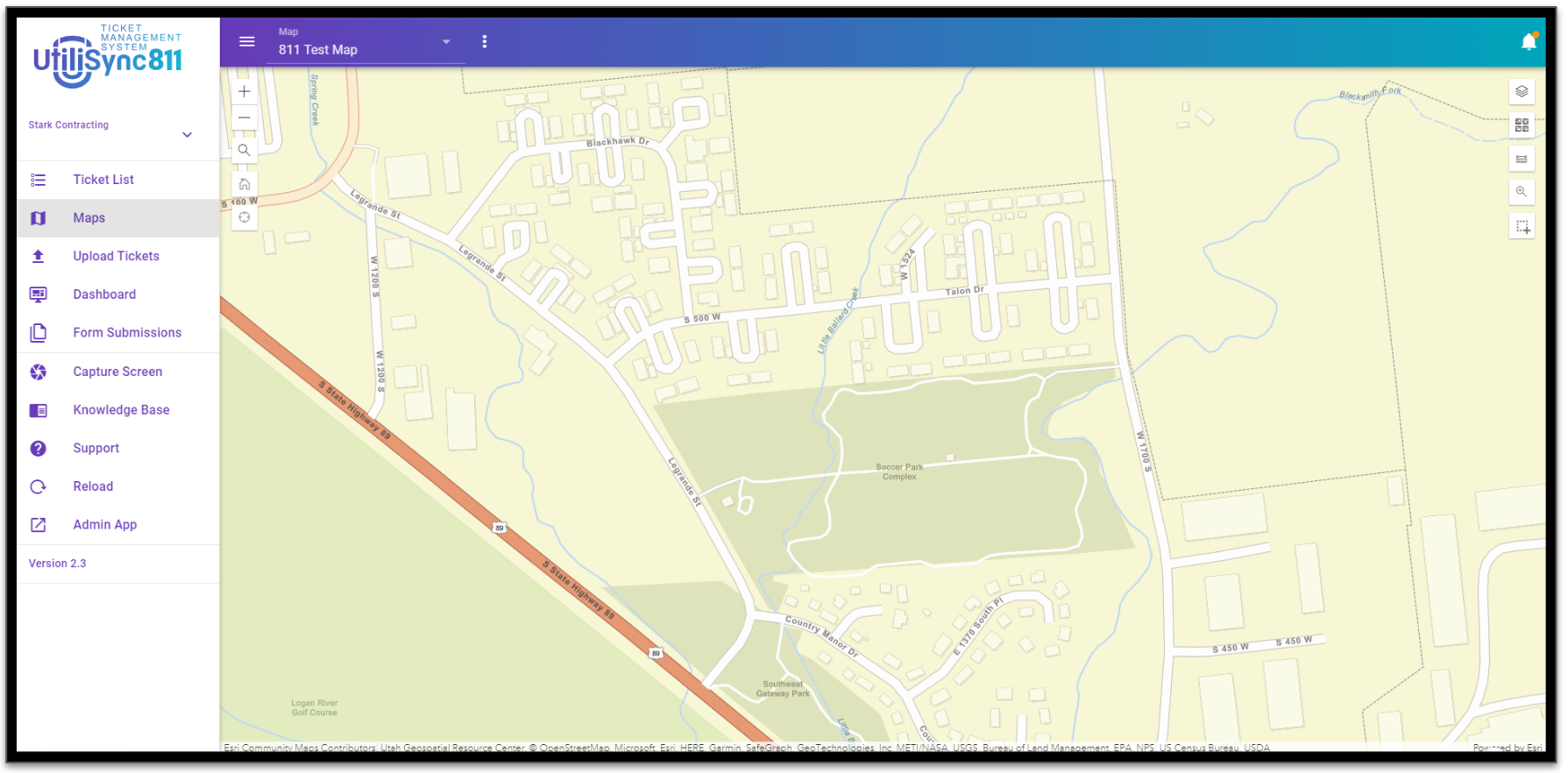 Rotating and Resetting the Map - UtiliSync