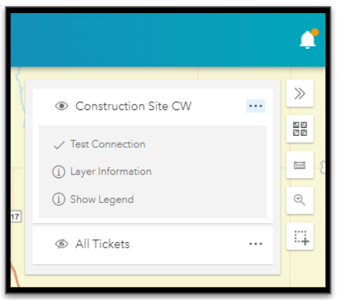 Layer Information on the Map - UtiliSync