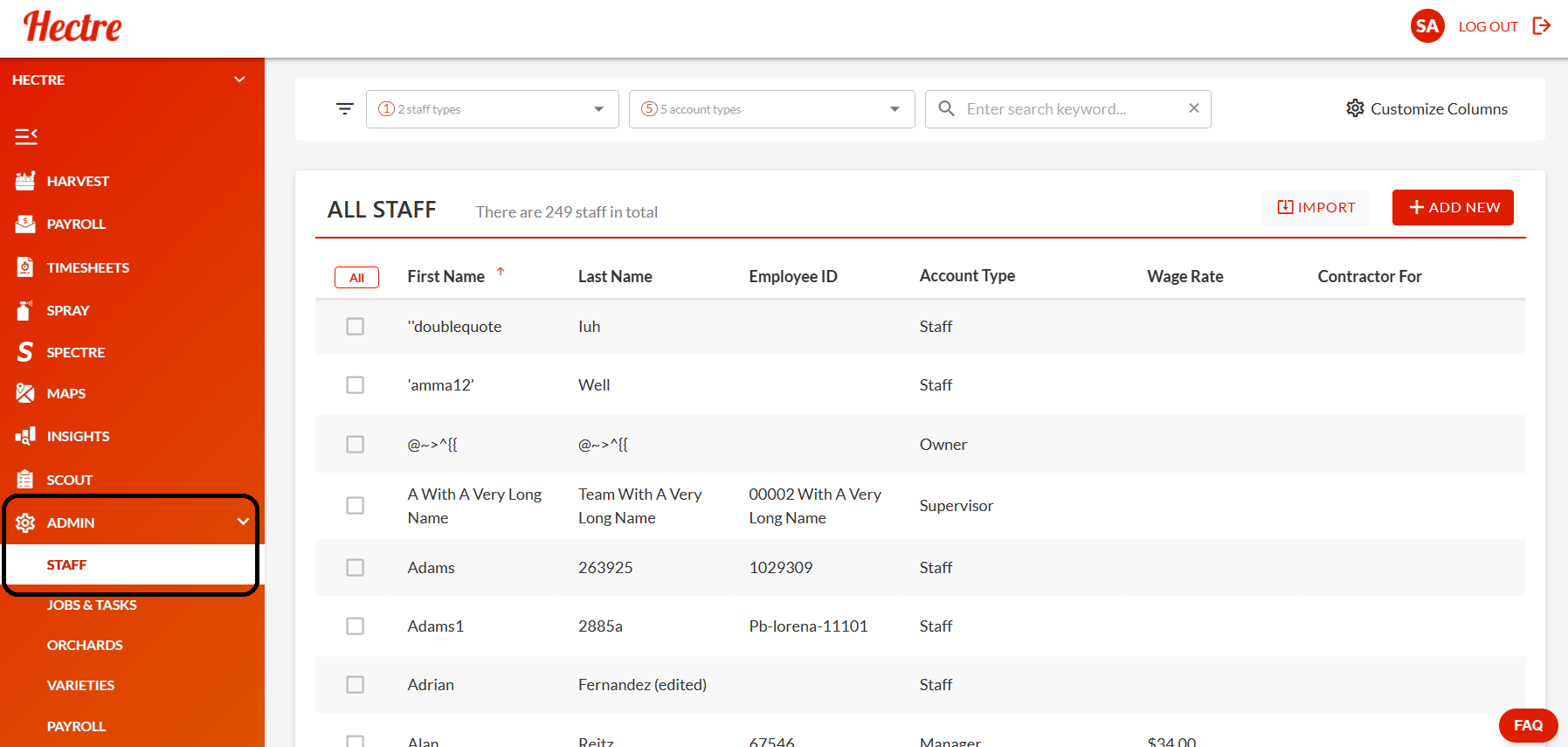Print Employee Badges From the Dashboard - Hectre Help