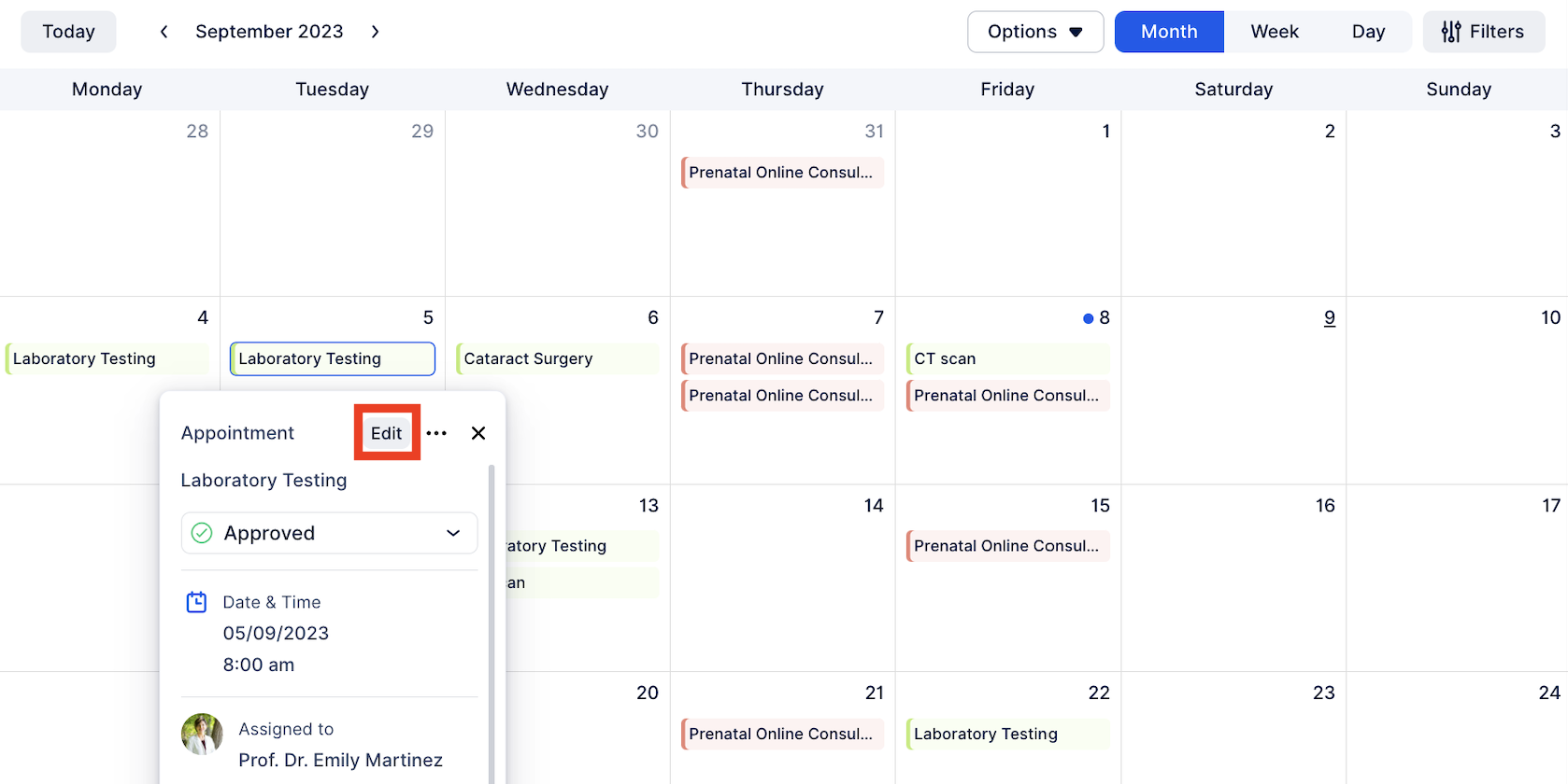 Edit Appointments from Calendar 📆 - Trafft Knowledge Base
