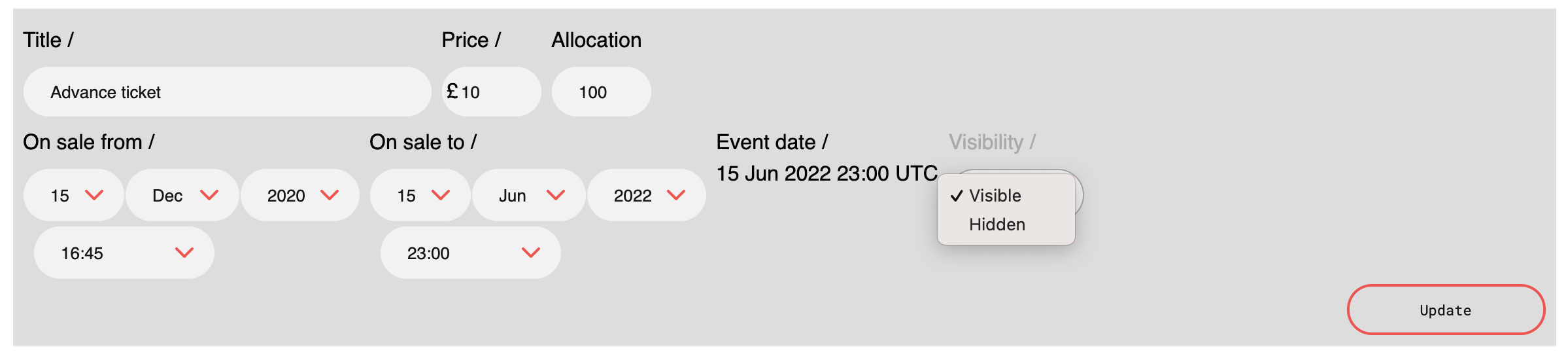 Hidden Tickets - RA Pro