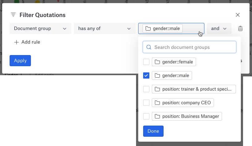 Quotation Manager - ATLAS.ti Help in English