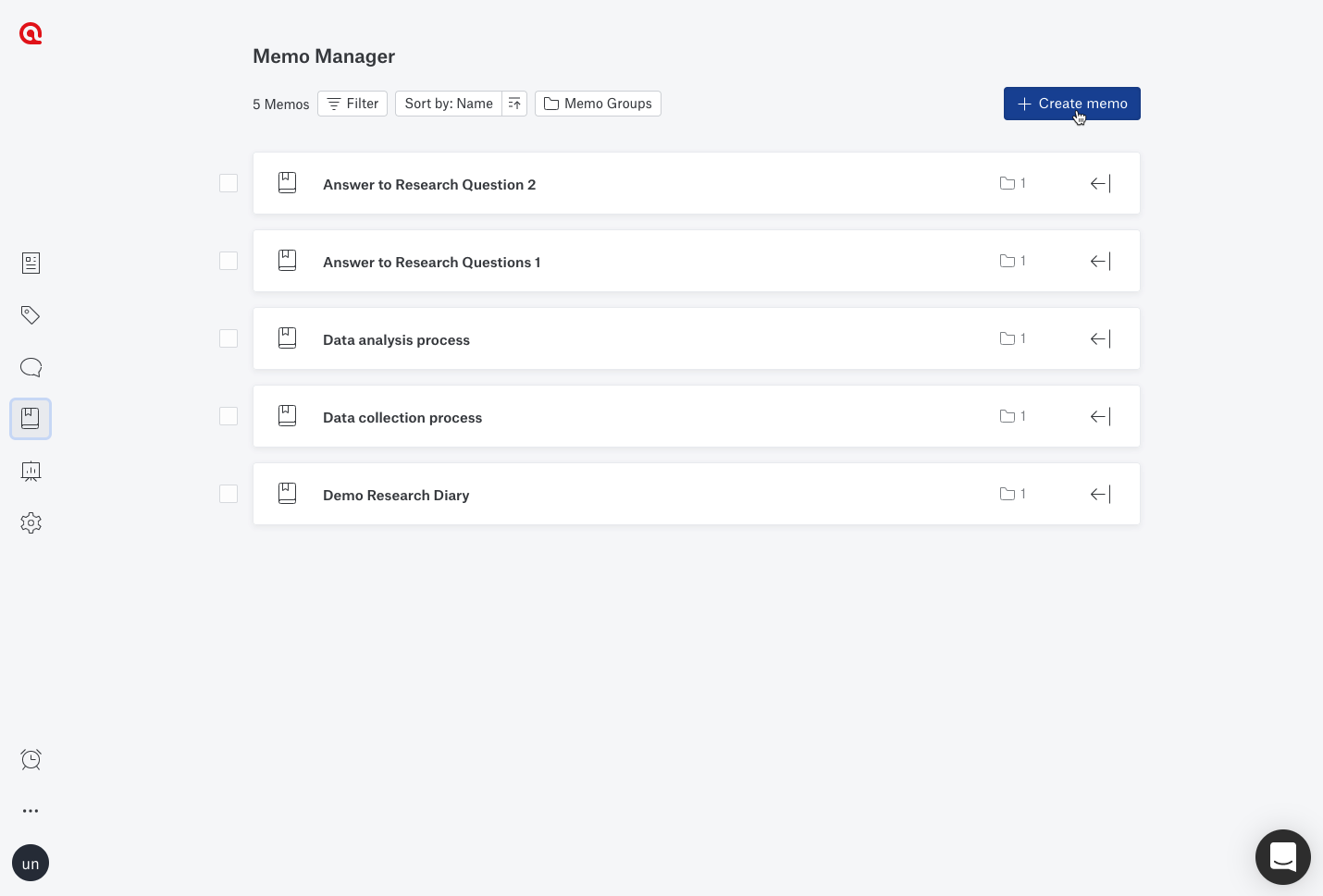 How to Use Memos? - ATLAS.ti Help in English