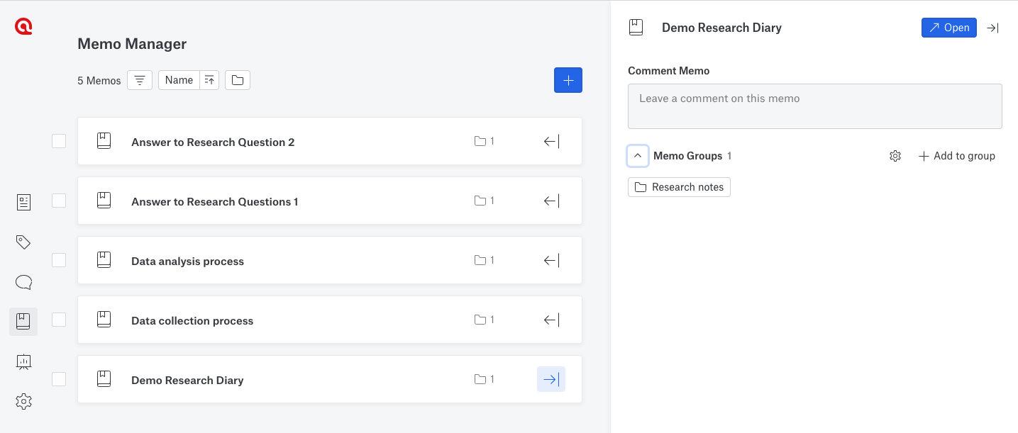 How to Use Memos? - ATLAS.ti Help in English