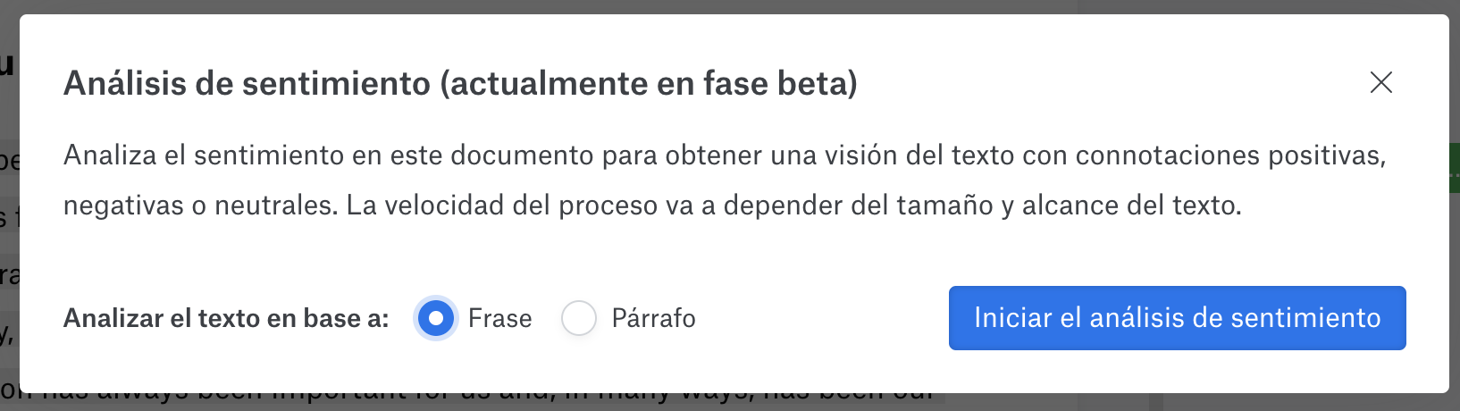 Análisis de sentimientos - ATLAS.ti Help in Spanish