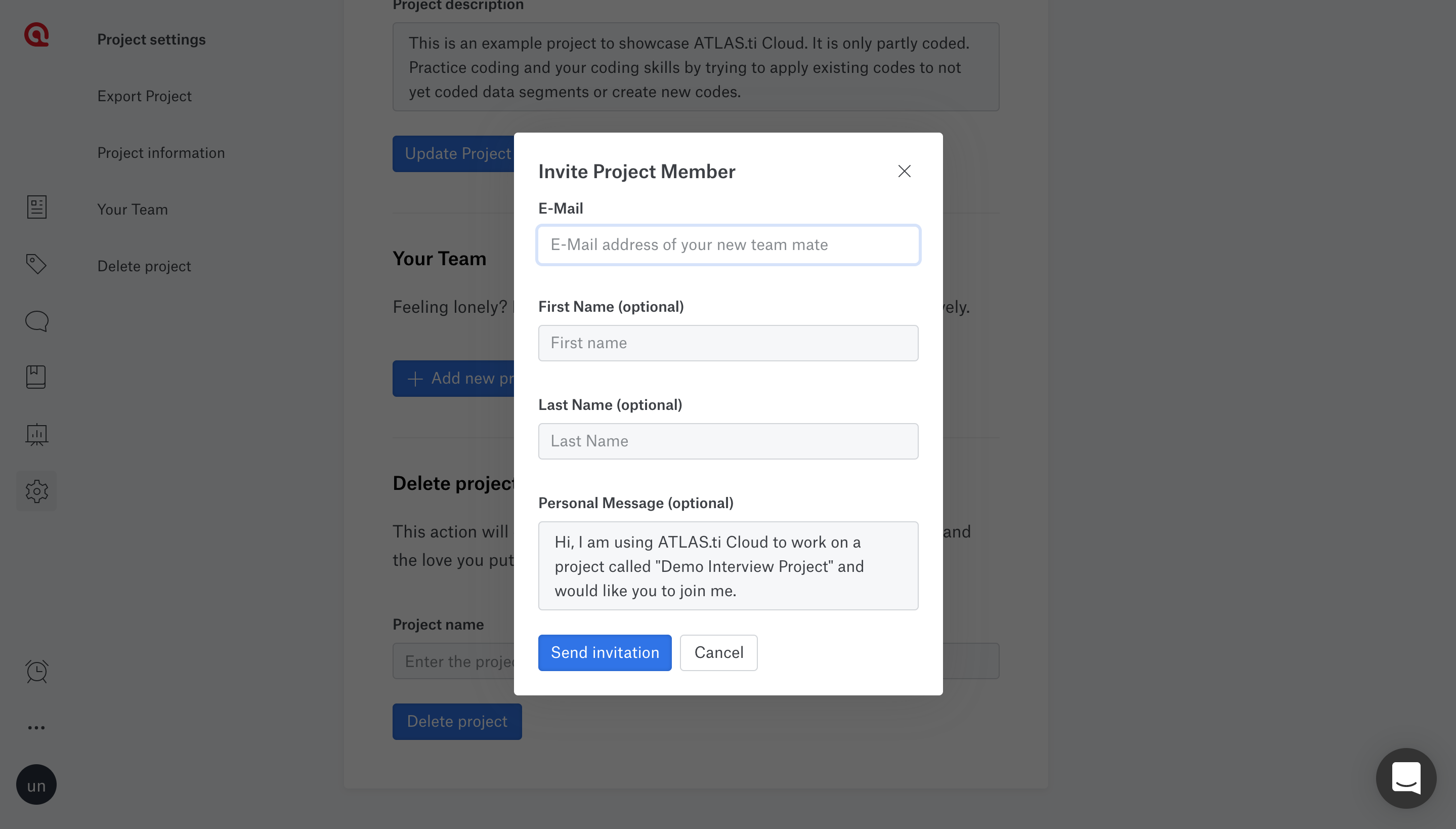 Conducting Teamwork - ATLAS.ti Help in English
