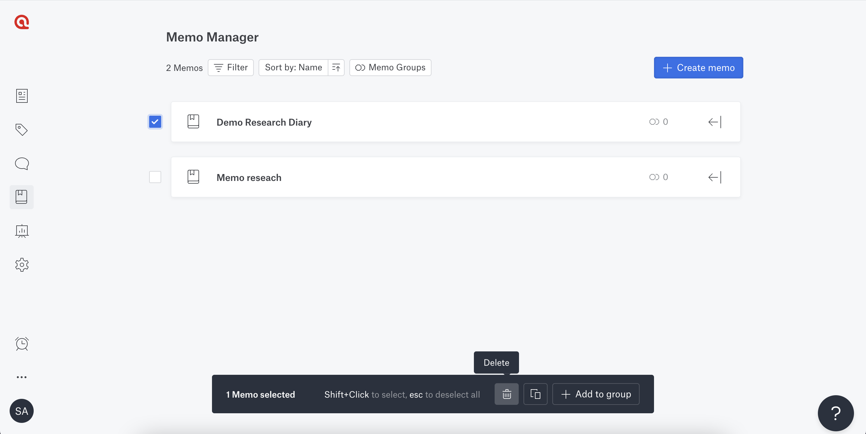 How to Use Memos? - ATLAS.ti Help in English