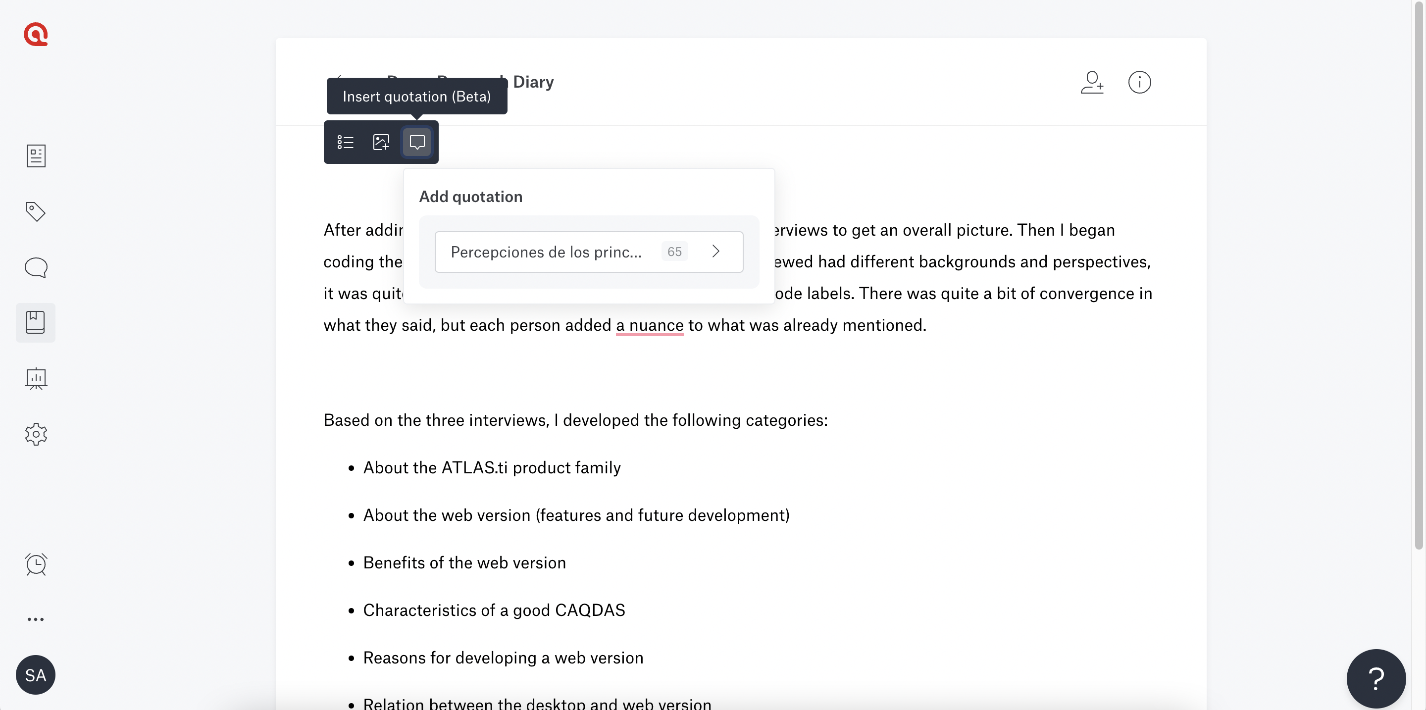 How to Use Memos? - ATLAS.ti Help in English