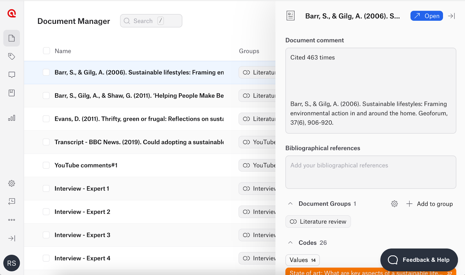 How can I create new documents in ATLAS.ti Web? - ATLAS.ti Help in English