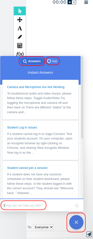Help Tool - Saga Connect Knowledge Base