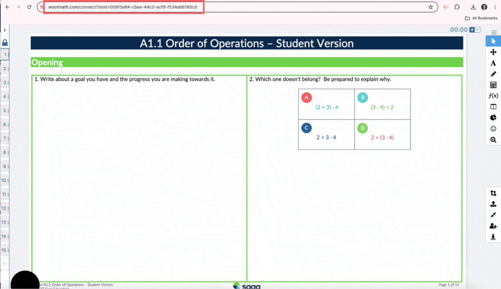 How to find session URLs for sessions - Saga Connect Knowledge Base