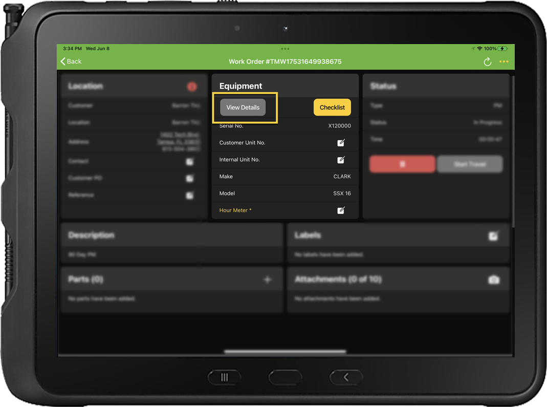 Work Orders Details - Tinnacity's Knowledge Base