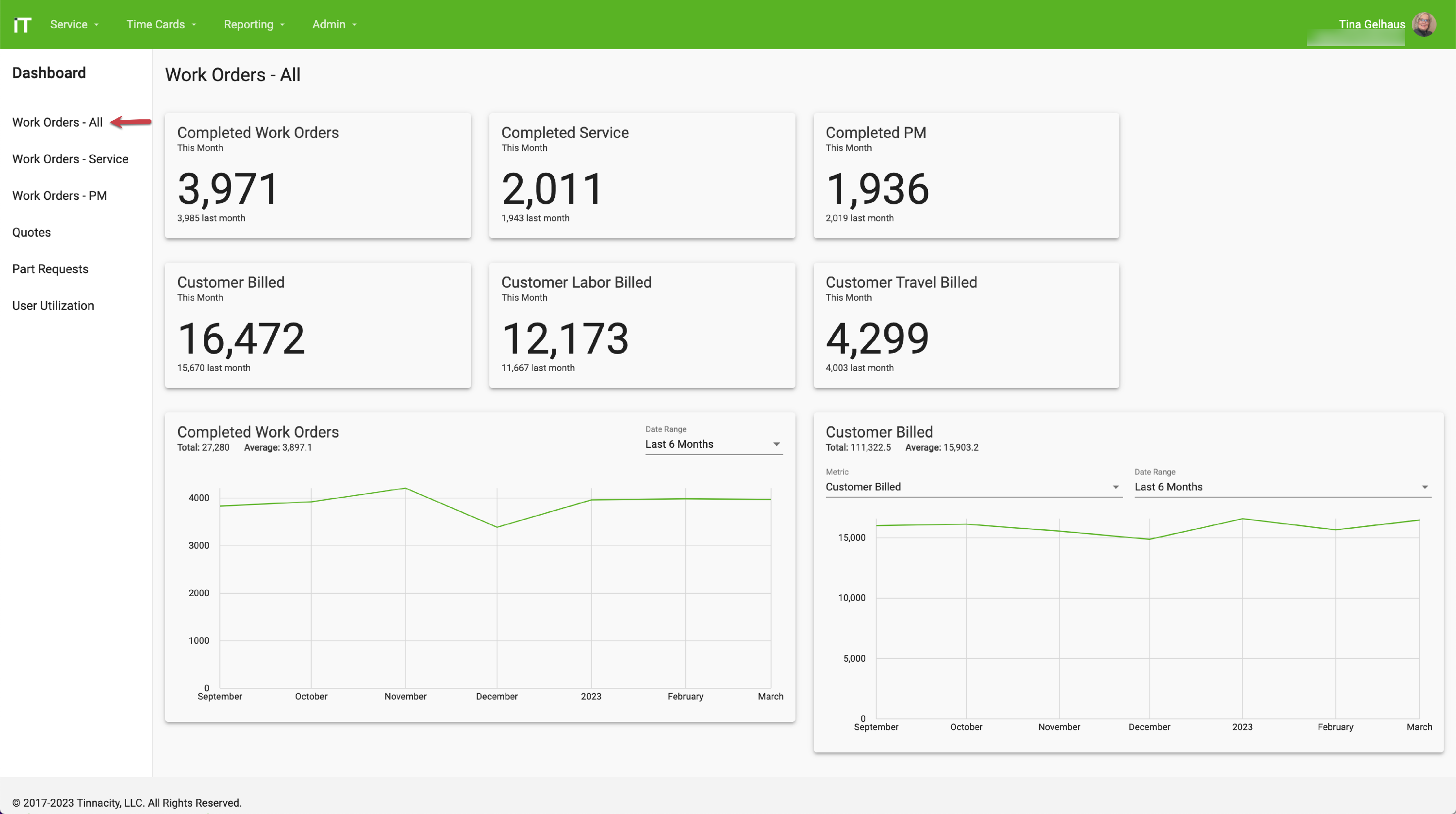 Work Orders - All - Tinnacity's Knowledge Base