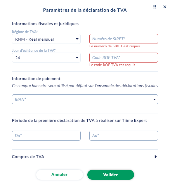 Comment créer une déclaration de TVA ? - Support Tiime Expert