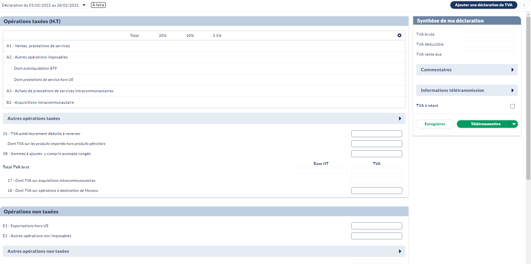 Comment créer une déclaration de TVA ? - Support Tiime Expert
