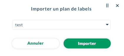 Comment importer un plan de label sur un dossier ? - Support Tiime Expert