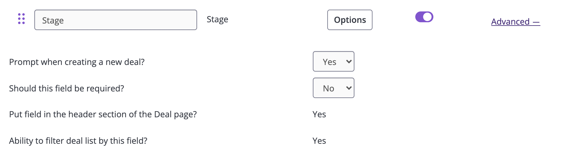 Customizing Deal Fields - 4Degrees Knowledge Base