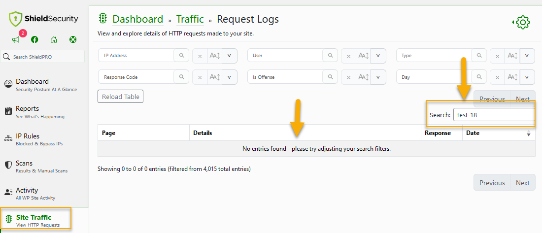 What is the Request Log Exclusions option and how does it work ...