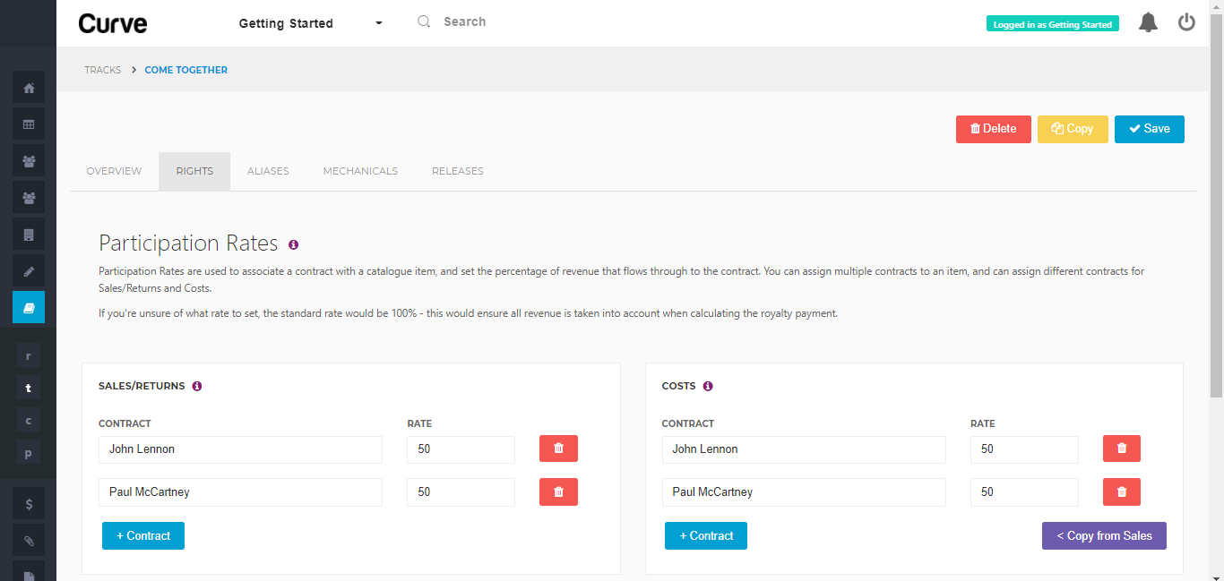 How to Add Tracks & Releases - Curve Royalty Systems Knowledge Base