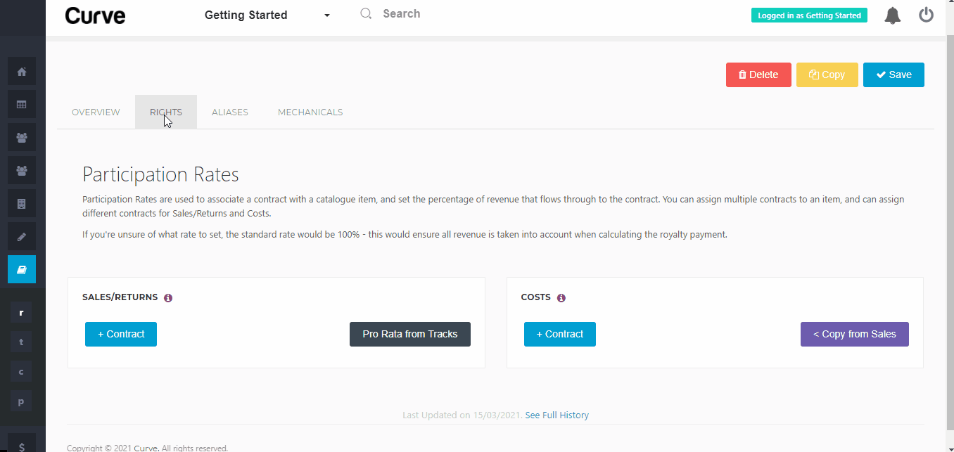How to Add Tracks & Releases - Curve Royalty Systems Knowledge Base