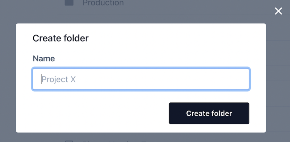 How to use folders - Reform Help