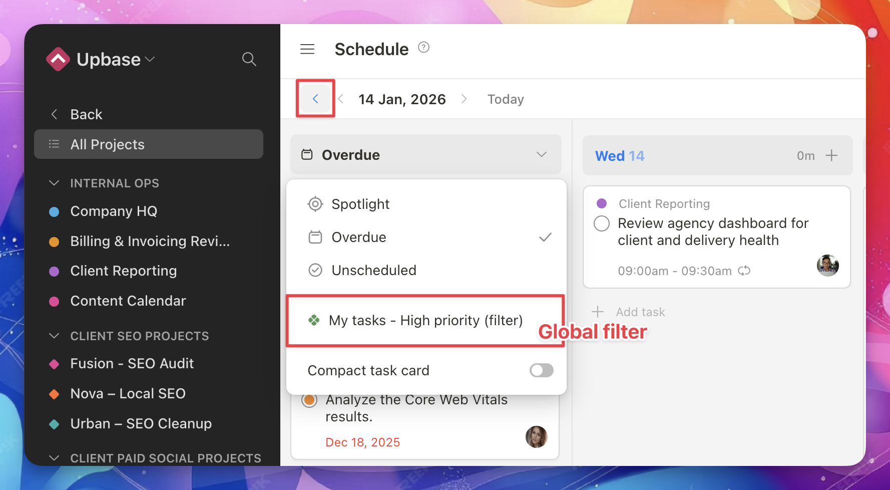How to view all tasks assigned to a team member - Upbase Help Center