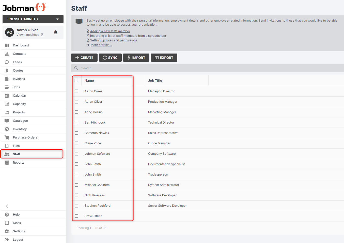 Getting Started - Jobman