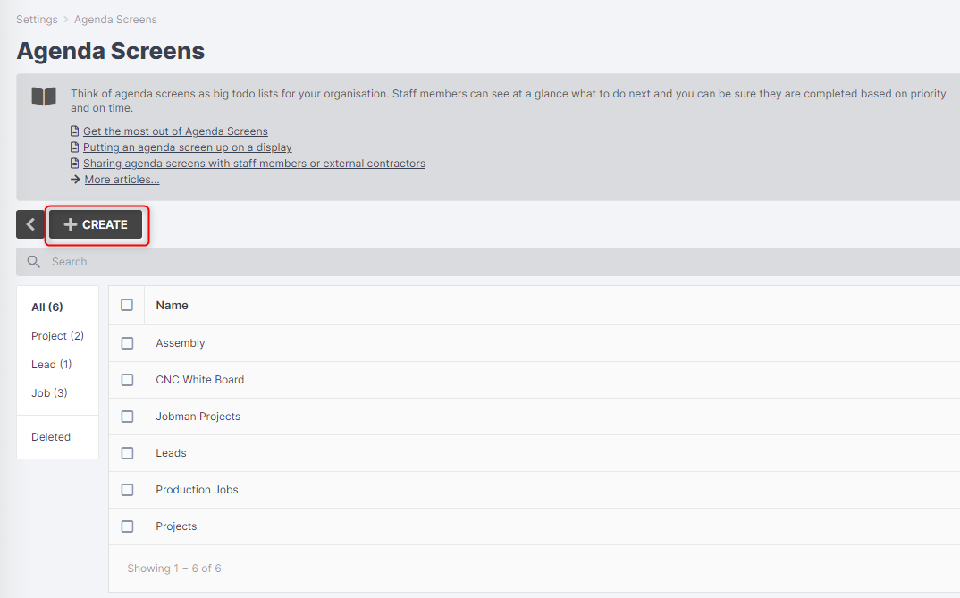 Get the most out of Agenda Screens - Jobman