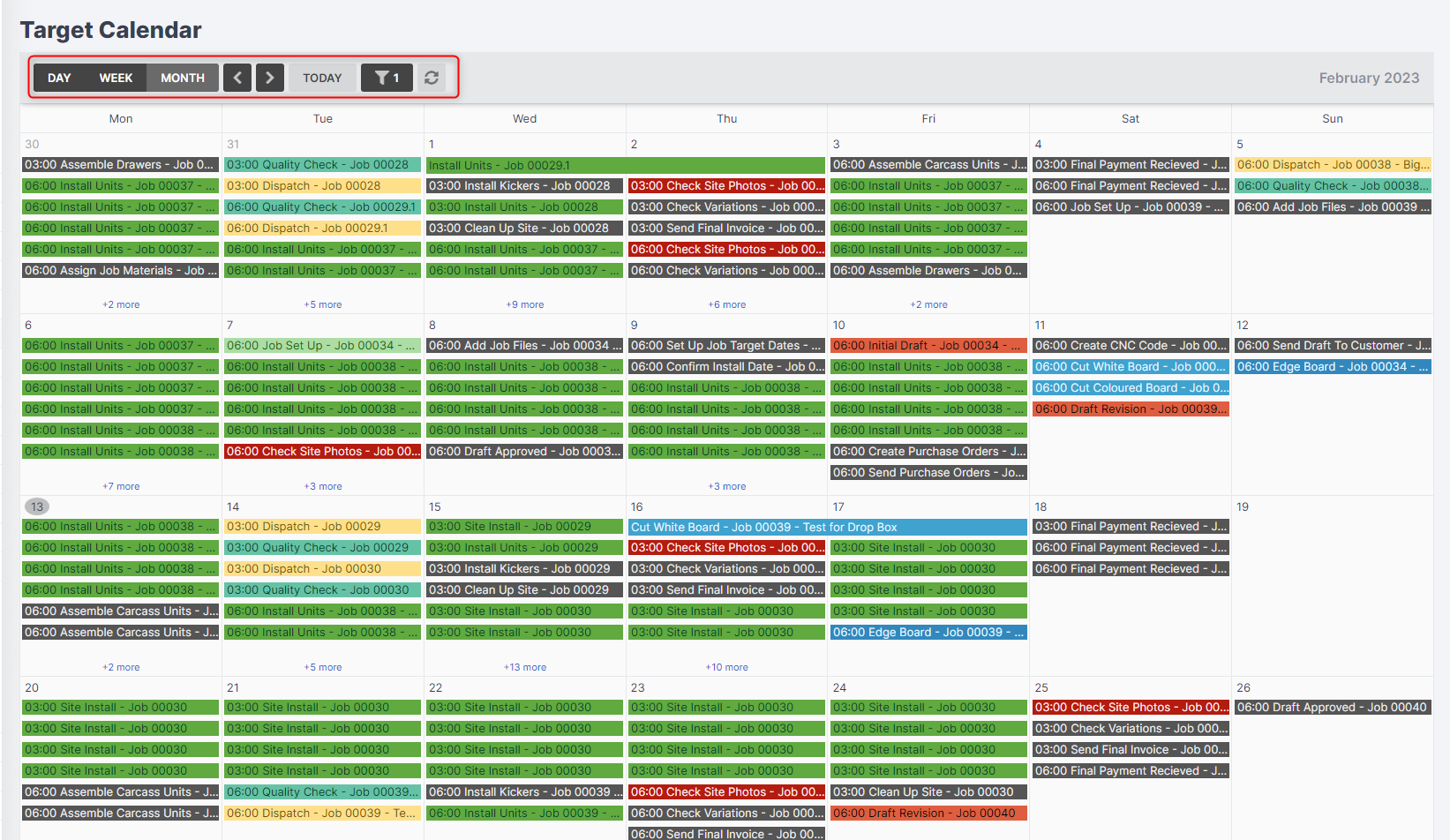 Manage Scheduled Task Segments Using The Target Calendar - Jobman