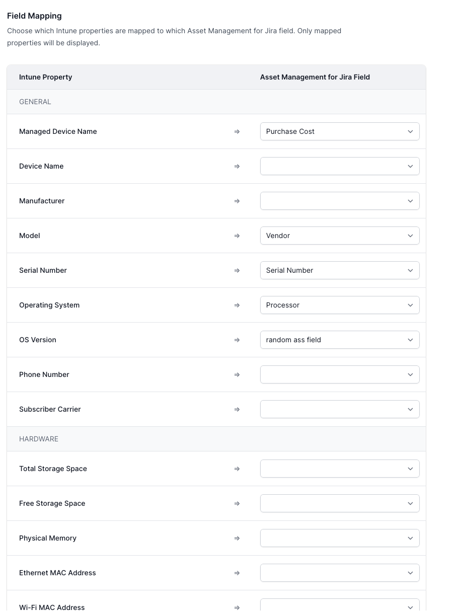 How To: Sync Devices and Users with Intune Integration - Asset Management for Jira Docs