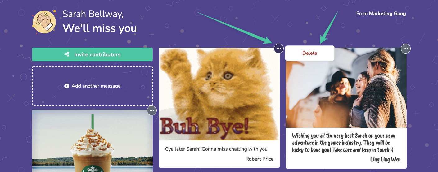 How can I delete inappropriate messages from the Thankbox? - Support ...