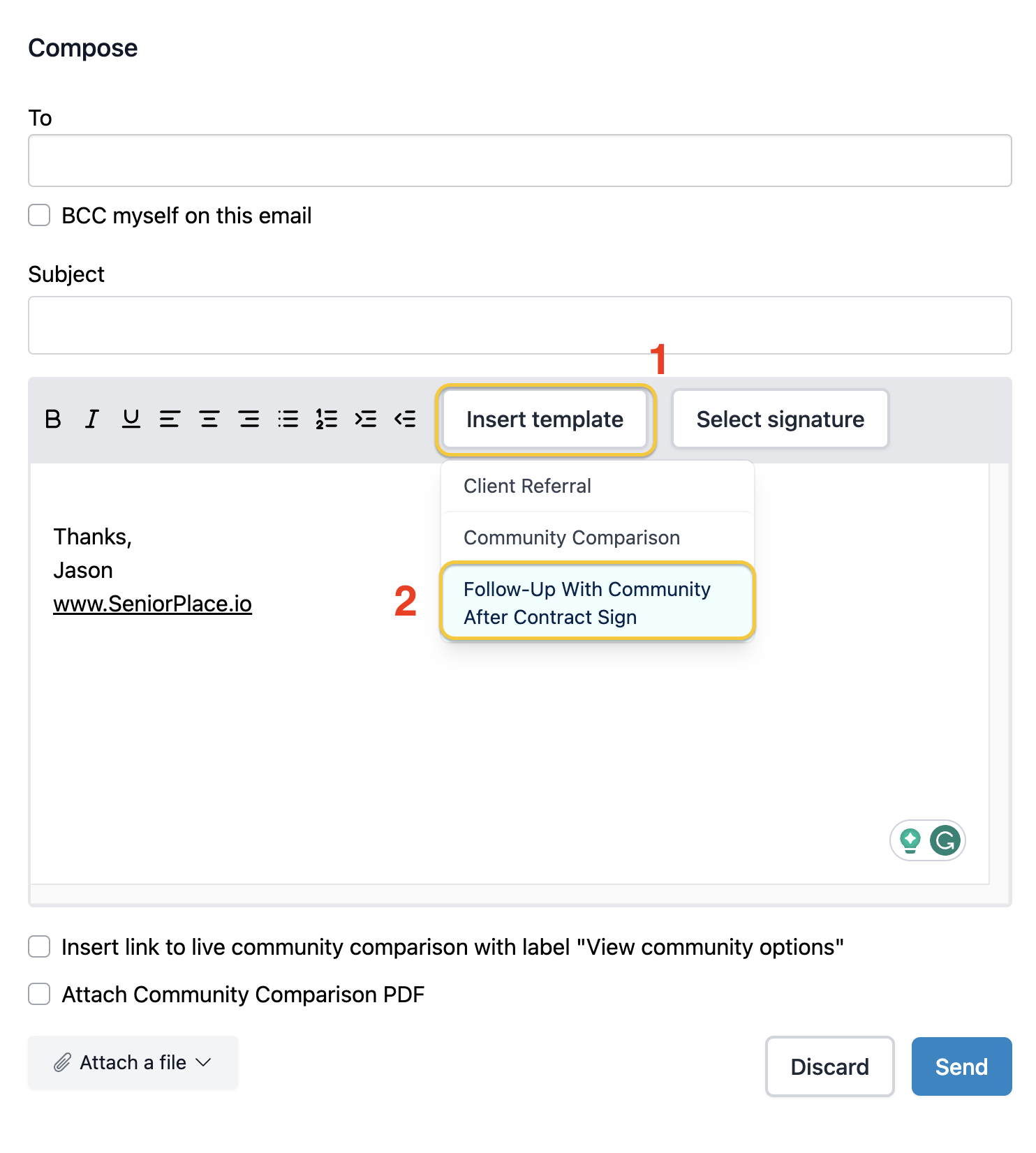 How to Create and Edit an Email/Signature Template - Knowledgebase