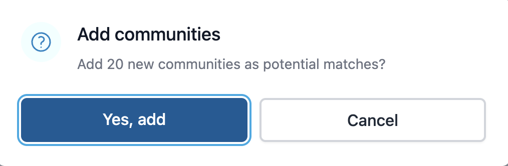 How to Bulk Add/Remove Ideal Communities - Knowledgebase