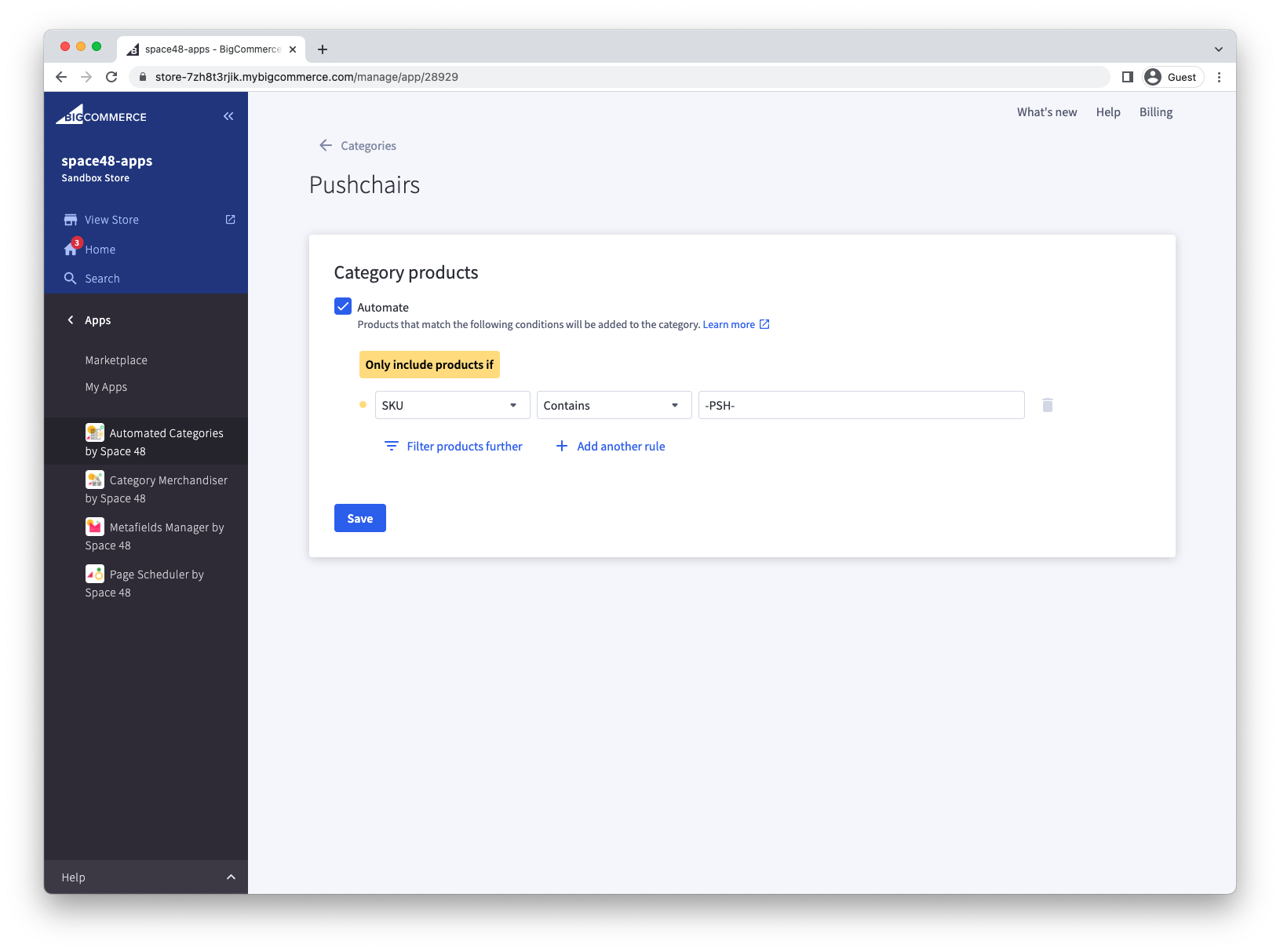 Example Rules Space 48 Knowledge Base