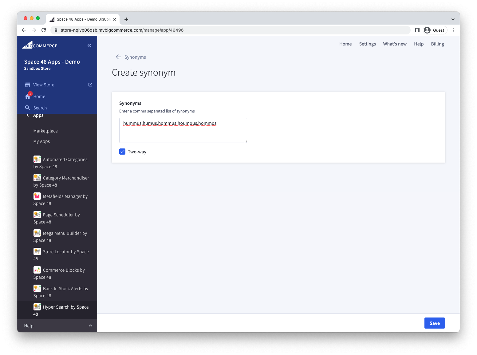 Adding Search Synonyms Space 48 Knowledge Base Adding Search Synonyms Space 48 Knowledge Base