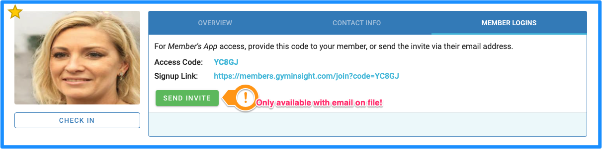 How Do Members Receive a Member's App Invite? - Gym Insight Knowledge Base