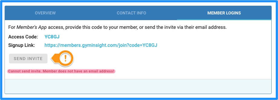 How Do Members Receive a Member's App Invite? - Gym Insight Knowledge Base