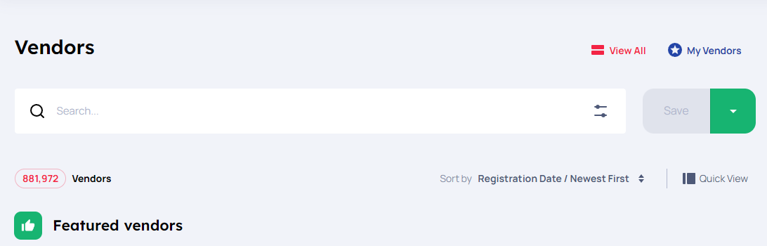 Vendors - APP Knowledge Base