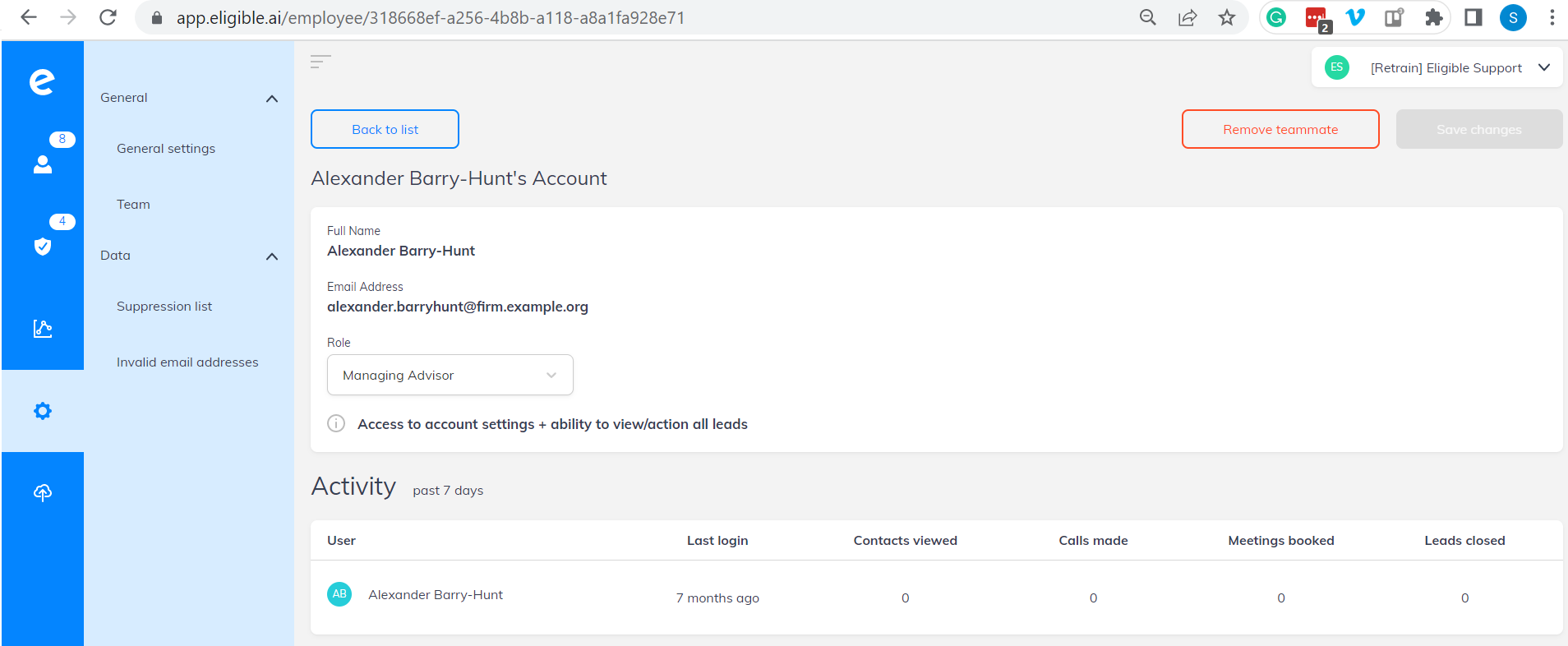 Permission Groups - Eligible Knowledge Base
