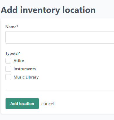 Storage Locations - CutTime Next Gen Knowledge Base