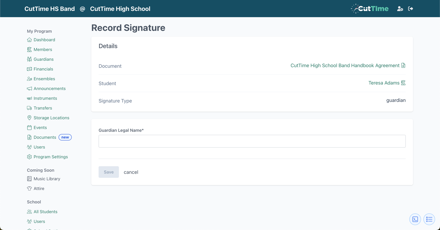 Documents Overview - CutTime Next Gen Knowledge Base
