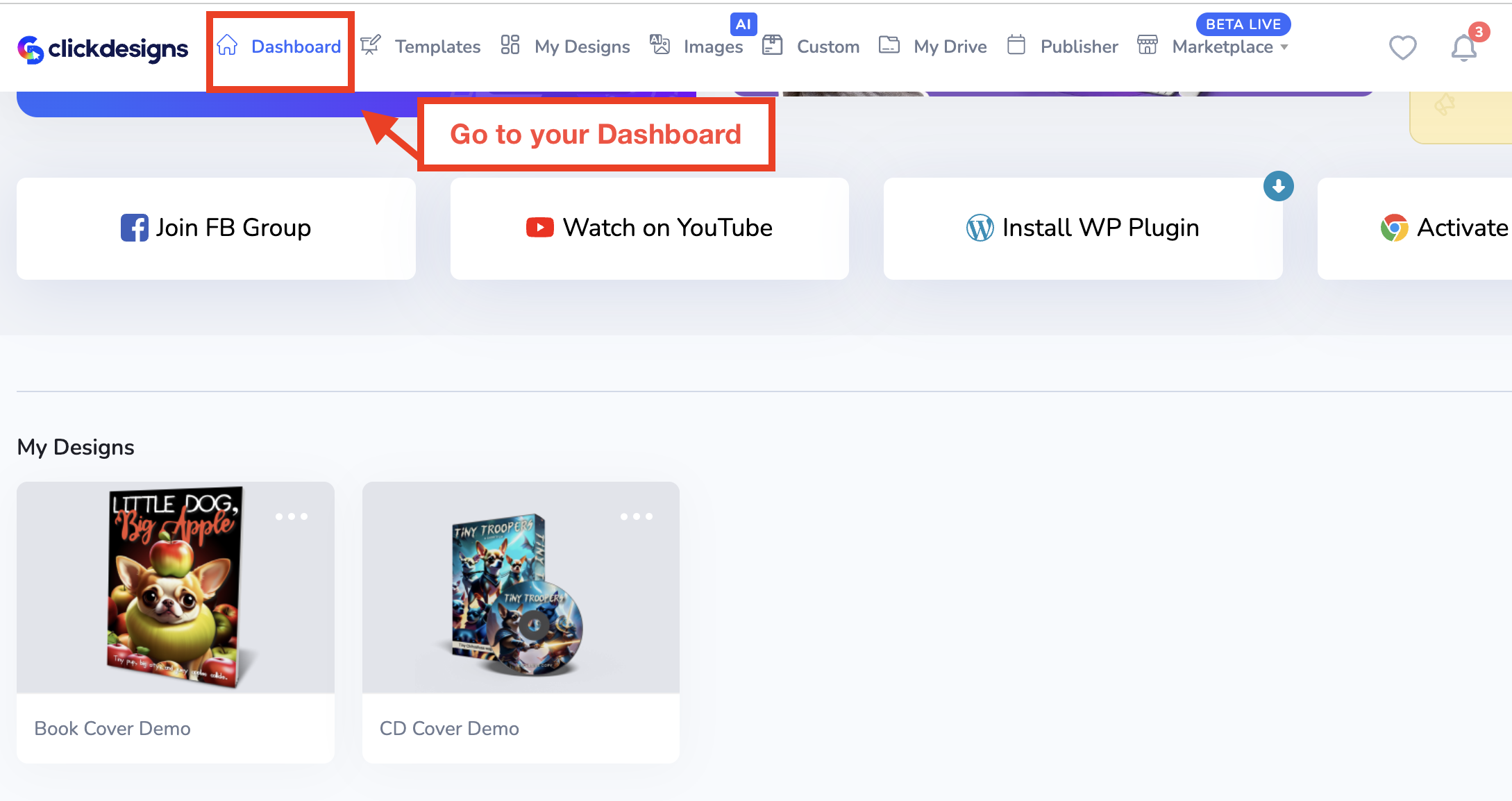 How To Use The Real-Time Sharing For ClickDesigns Agency Account - ClickDesigns Knowledge Base