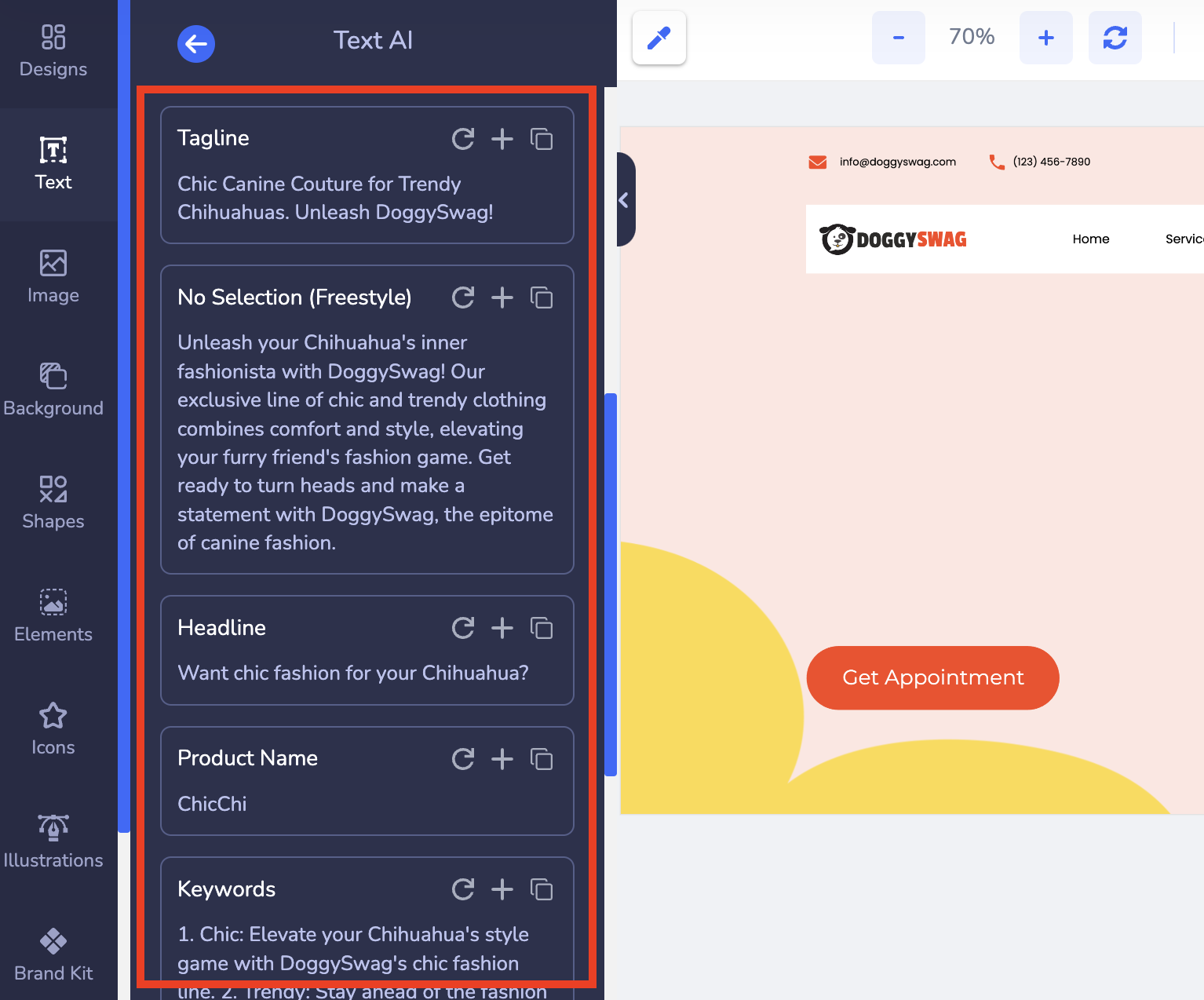 How To Use The ClickDesigns AI Textwriter - ClickDesigns Knowledge Base
