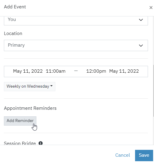 Appointment Reminders - Sessions Health Help Center
