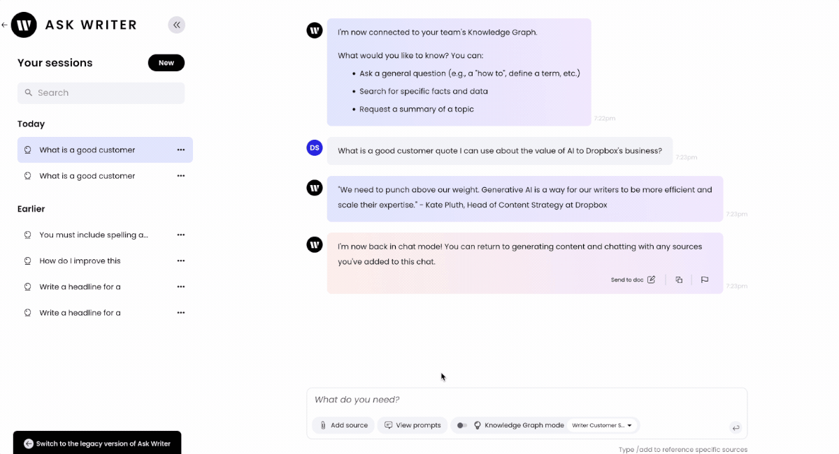 How To Use Knowledge Graph Writer Help Center