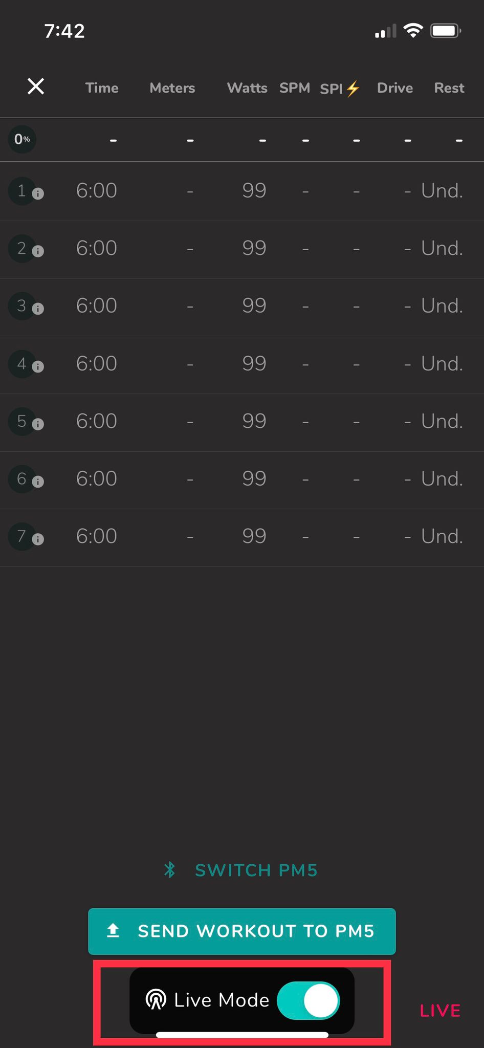 Live Dashboard Overview - ErgZone FAQ