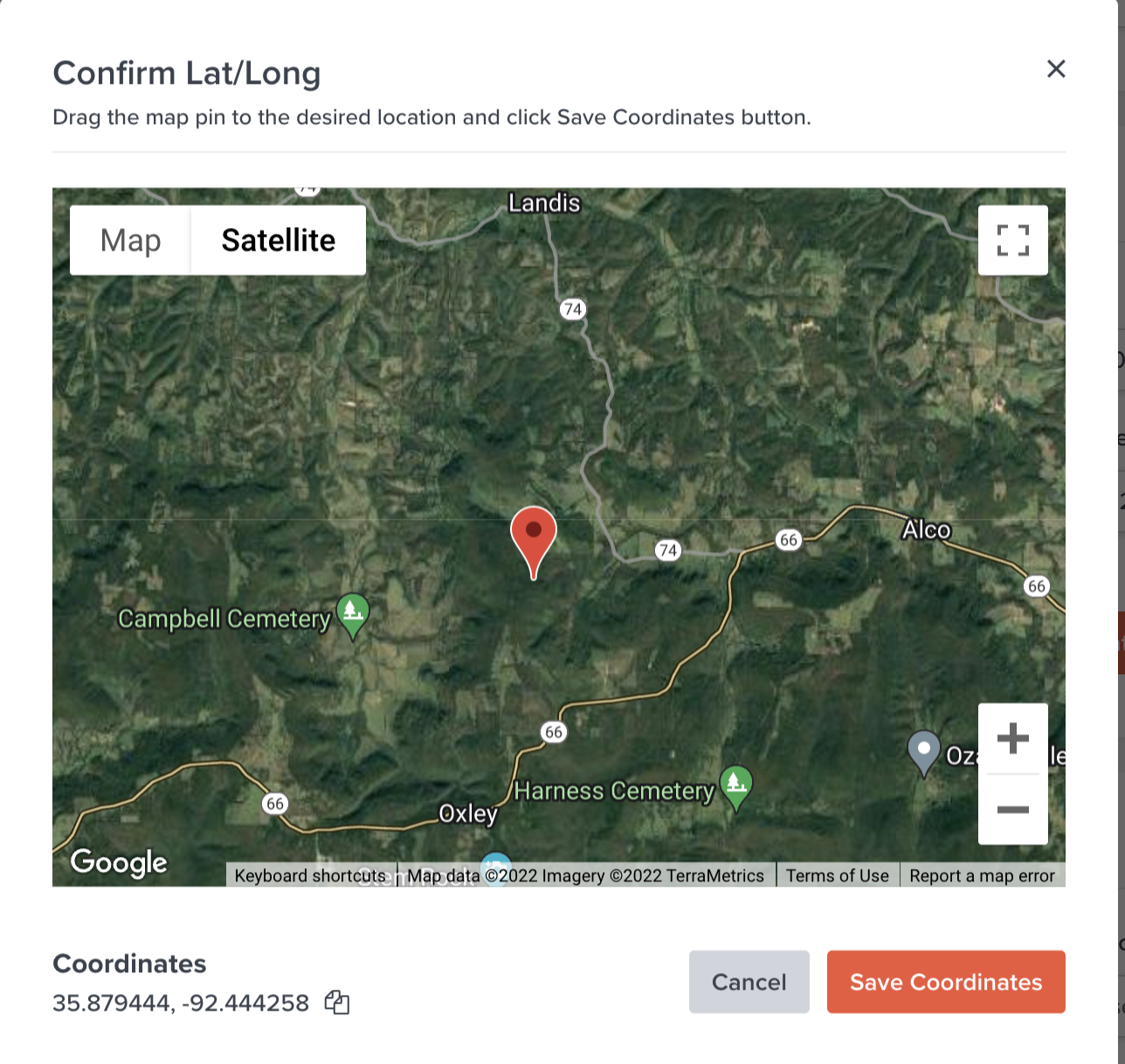 Latitude Longitude Picker - REALSTACK Knowledge Base