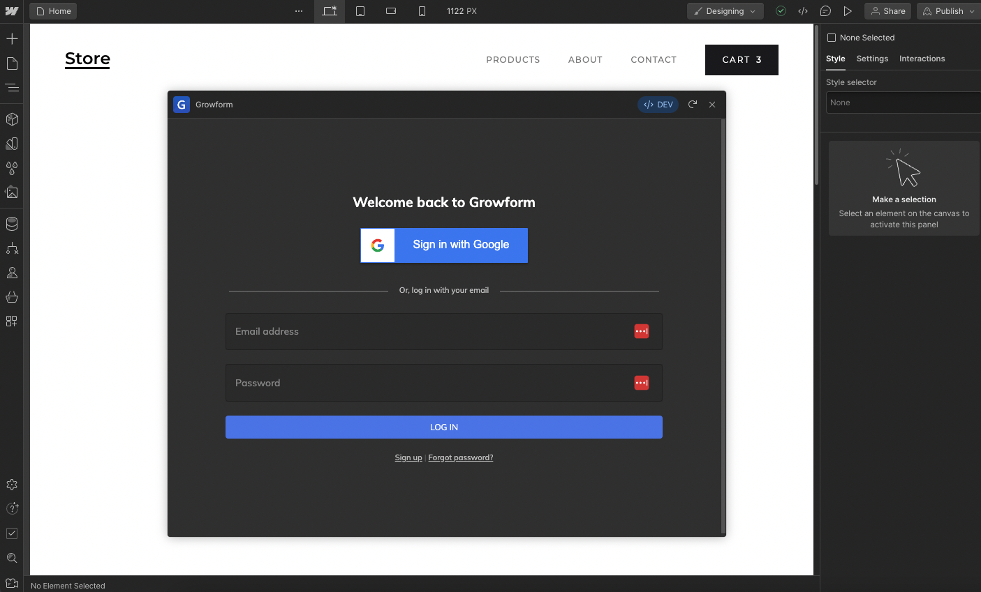 How To Use The Growform Webflow Extension - Growform Knowledge Base