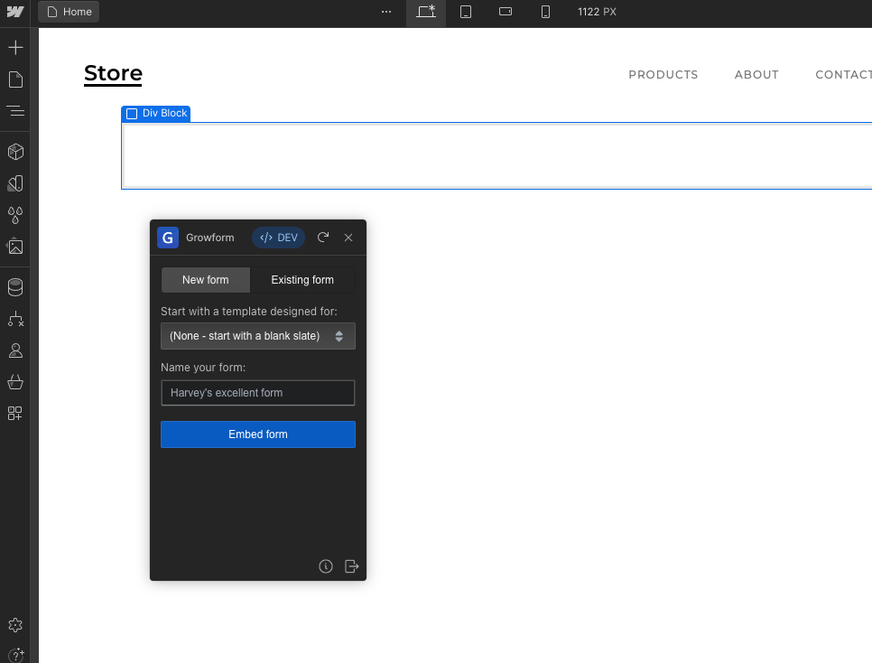 How To Use The Growform Webflow Extension Growform Knowledge Base